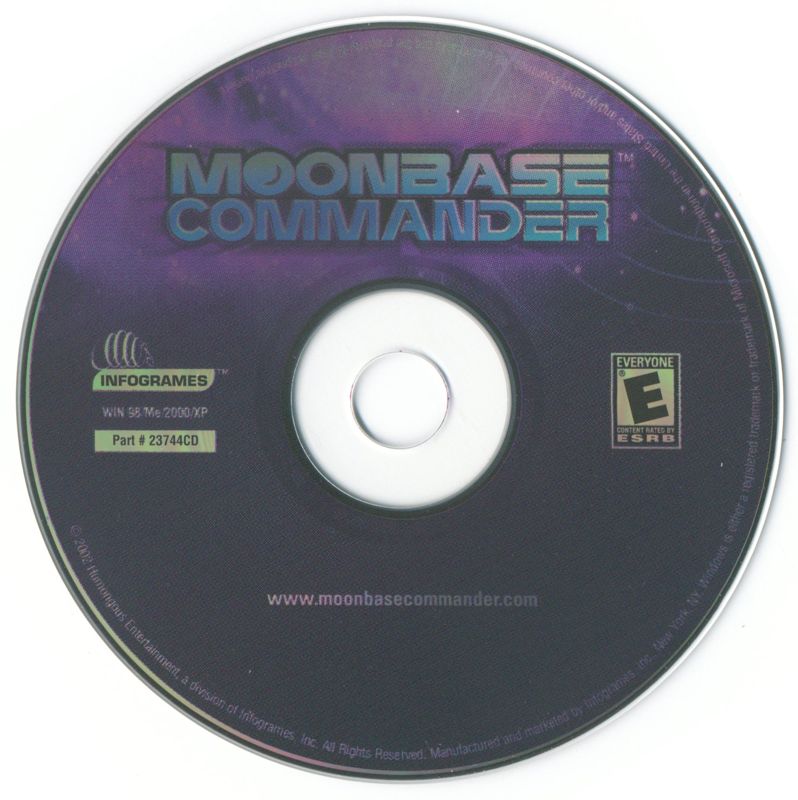 Moonbase Commander Microsoft Windows PC CD - Strategy Game – PC Gamez USA