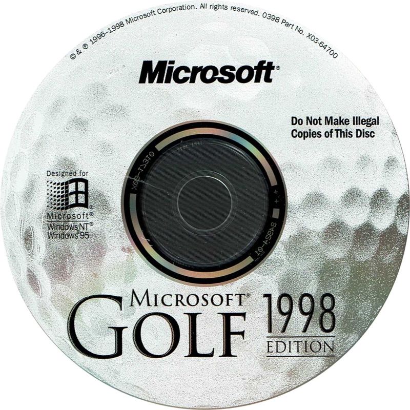 Microsoft Golf 1998 Edition Microsoft Windows PC CD Game – PC Gamez USA
