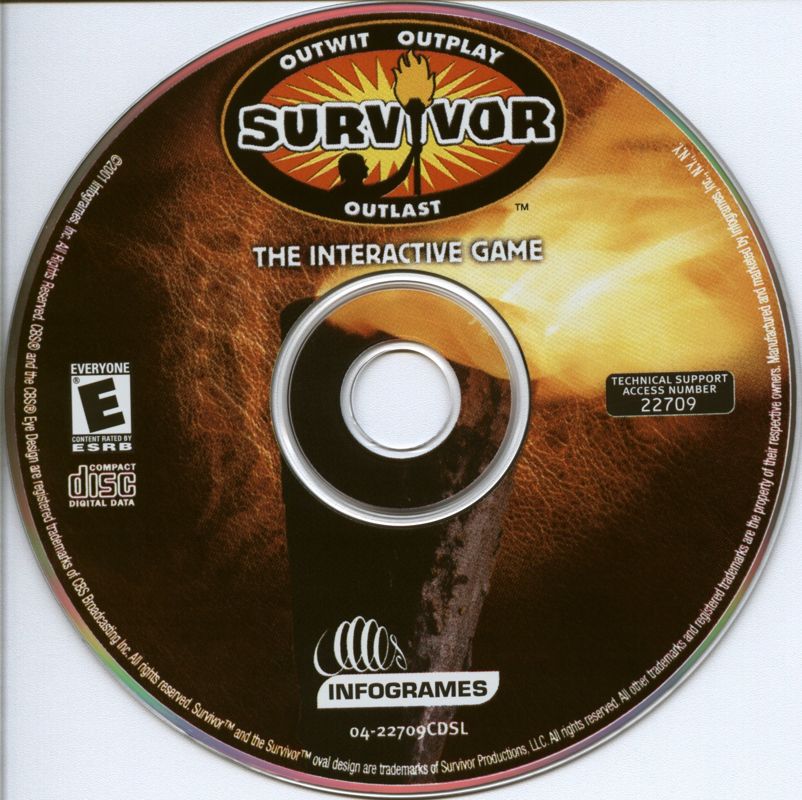 Survivor The Interactive Game | PC Game – Infogrames CD – PC Gamez USA