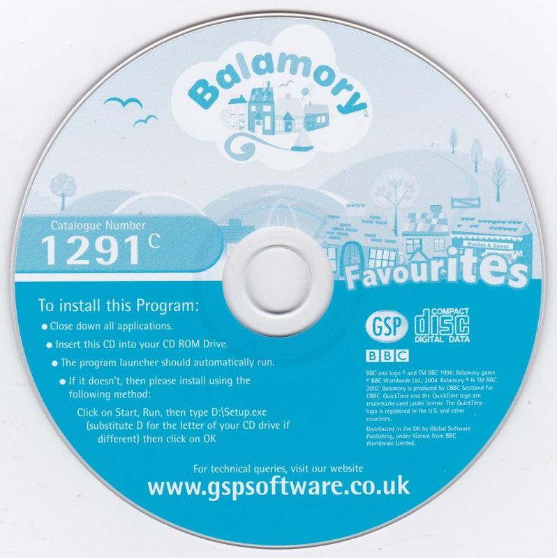 Balamory PC Game CD for Microsoft Windows – PC Gamez USA
