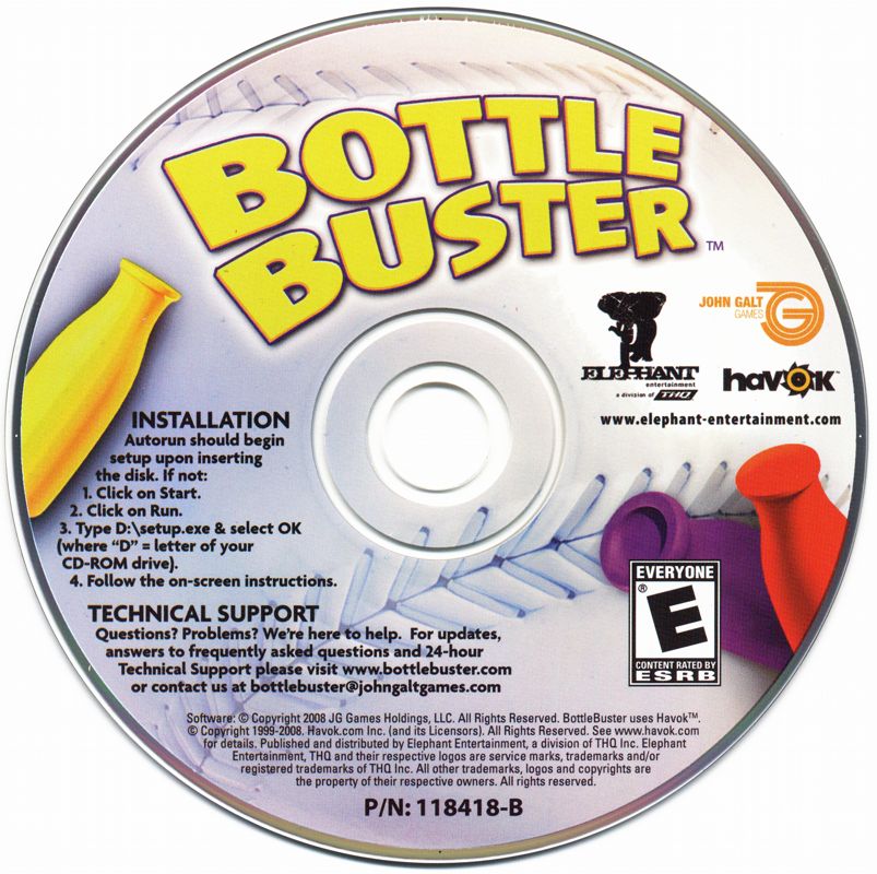 Bottle Buster Windows PC Game CD by PC Gamez USA
