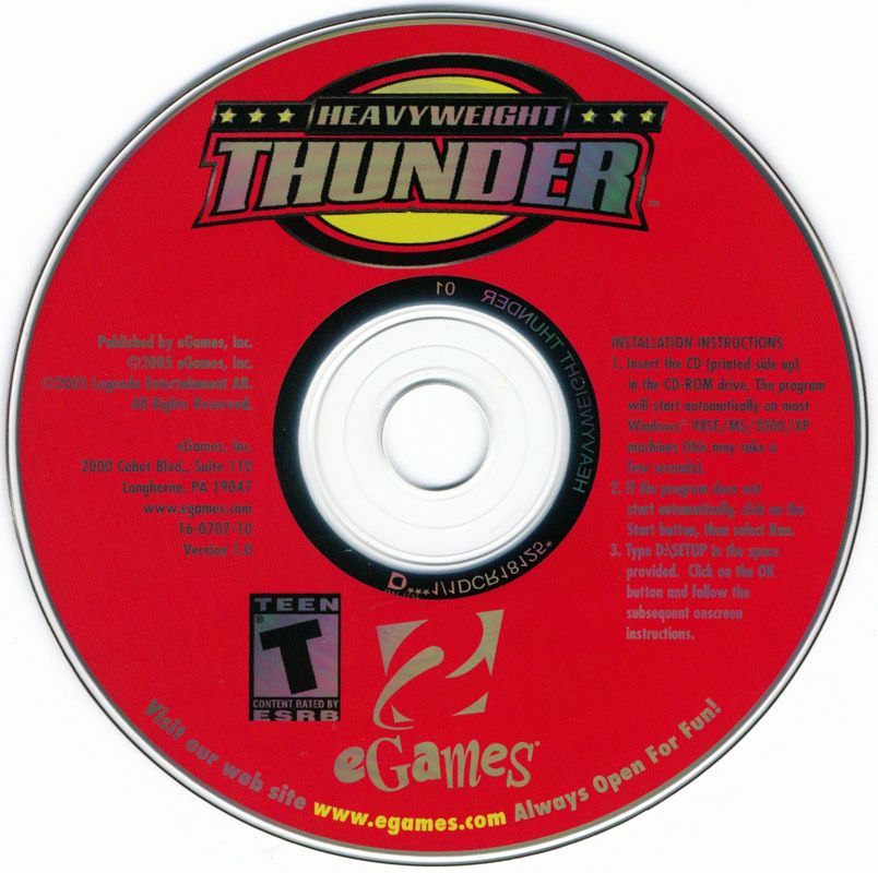 Heavyweight Thunder PC Game by PC Gamez USA