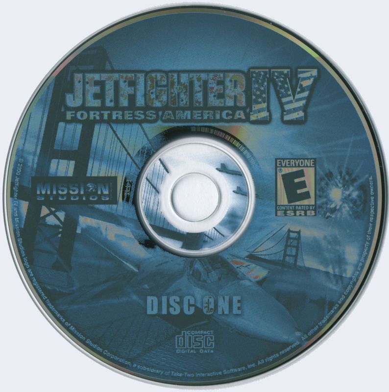JetFighter 4 IV Fortress America Disc 1 - 2 Microsoft Windows PC CD ...