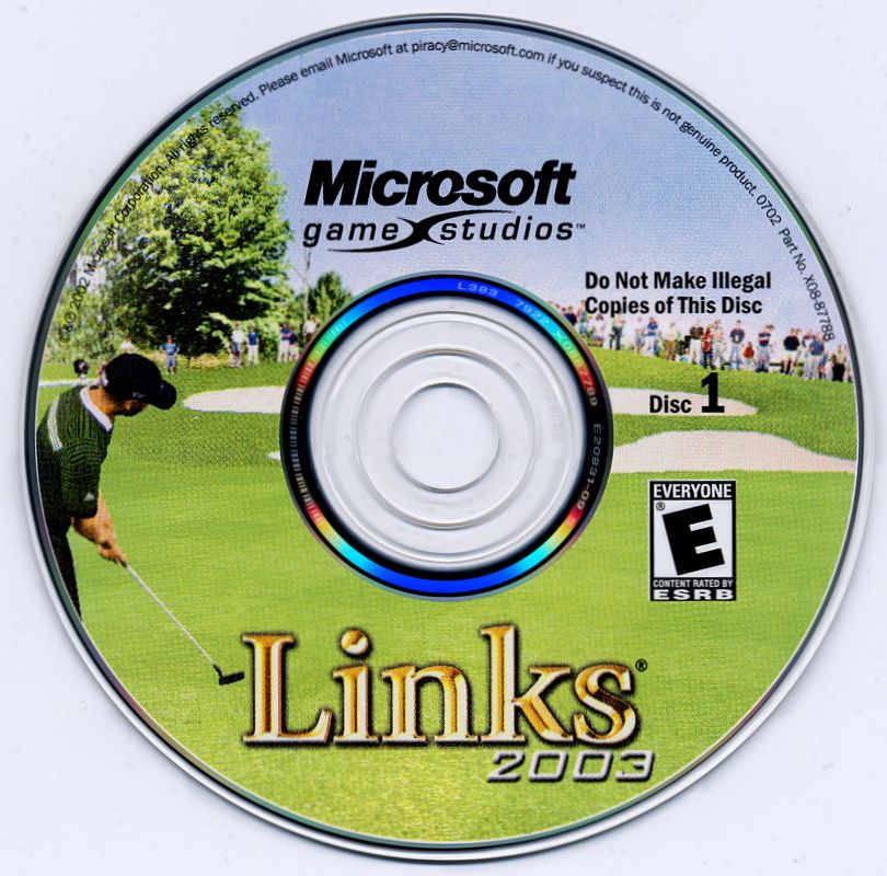 Links 2003 Disc 1-3 Microsoft Windows PC CD Golf Game – PC Gamez USA