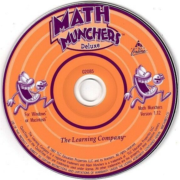Math Deluxe Munchers PC Game by PC Gamez USA