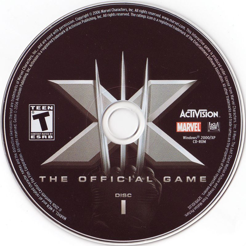 PC Gamez USA X-Men Official Game Discs 1-4